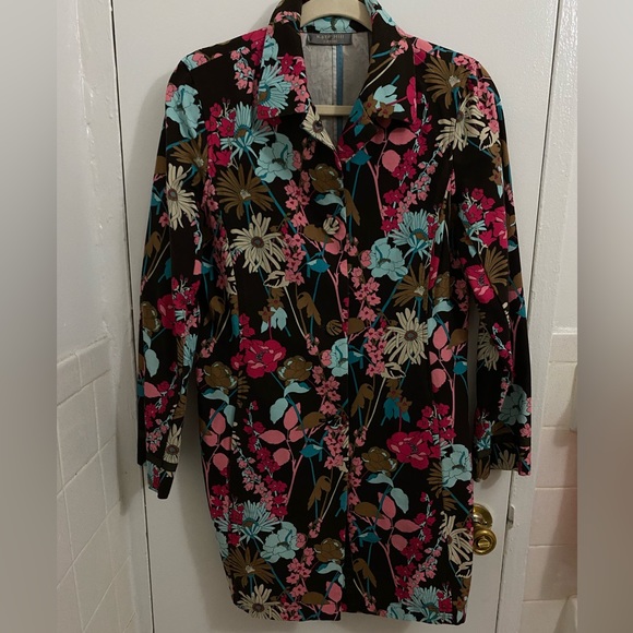 Kate Hill | Jackets & Coats | Kate Hill Casual Blazer Jacket Floral ...